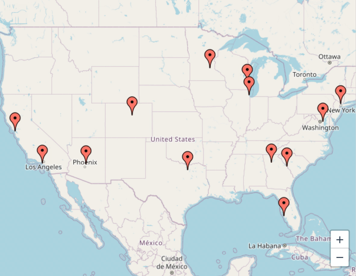 Locations - VIP Sports Marketing